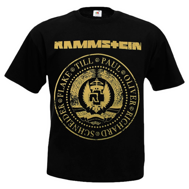 Футболка Talisman RAMMSTEIN Made In Germany Чорний M (FOL175 ...