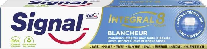 Зубная паста Signal Integral 8 Отбеливание 75 мл (8720182012388/ ...