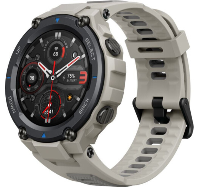 Смарт-часы Amazfit T-Rex Pro Desert Grey – фото, отзывы, характеристики ...