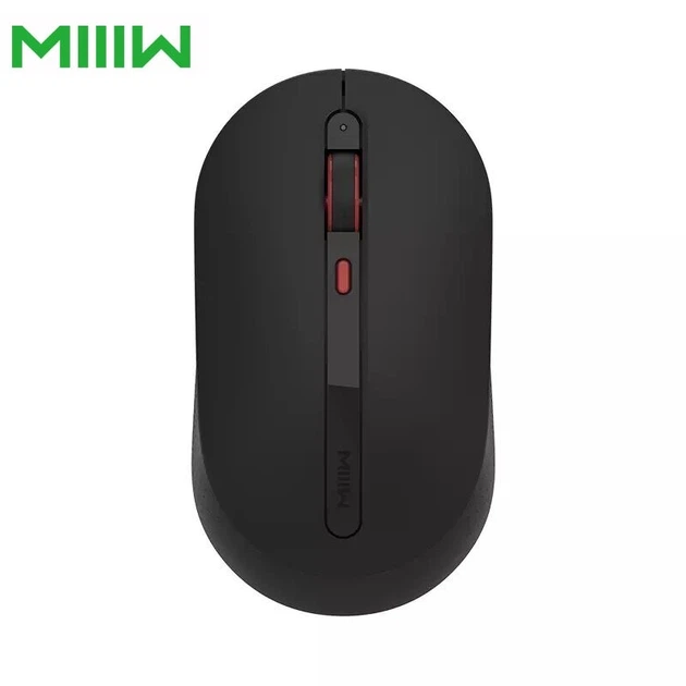Мышь беспроводная Xiaomi MiiiW Wireless Mute Mouse Black (MWMM01 ...
