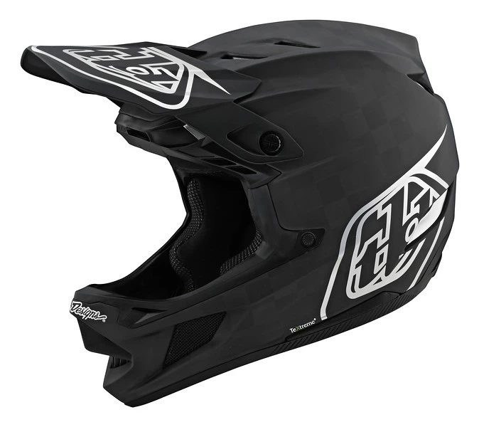 Вело шлем фуллфейс TLD D4 Carbon Stealth Black/Silver обхват головы 59 ...