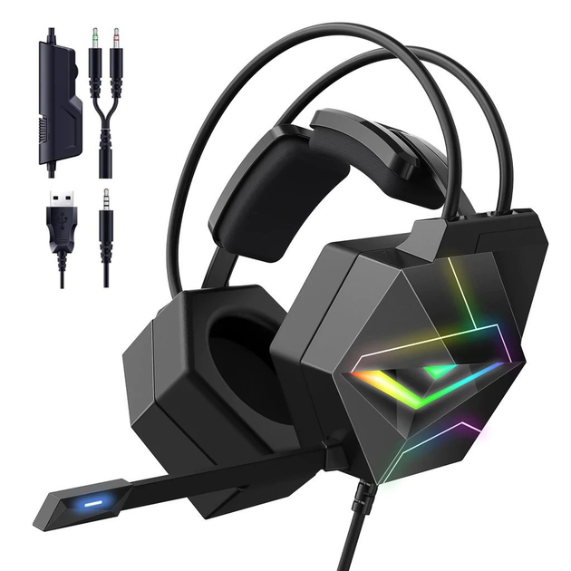 Геймерские наушники Onikuma Gaming Headset Noise Canceling Headphone ...