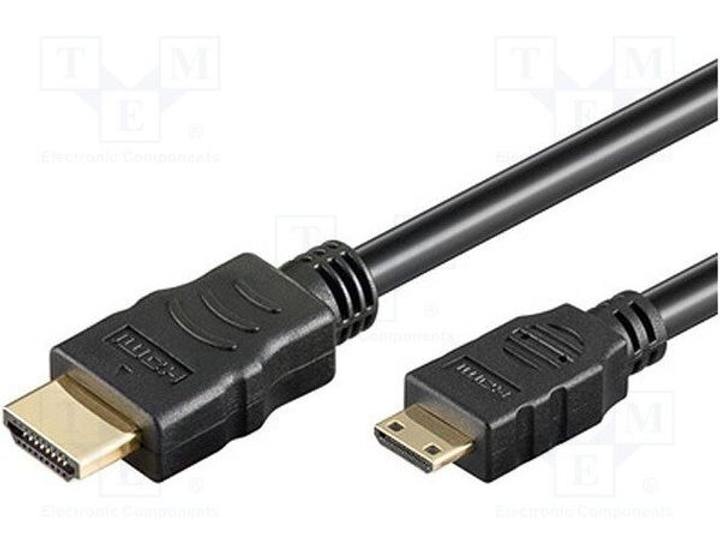 Кабель Mini HDMI-HDMI 1 метр, чёрный – фото, отзывы, характеристики в ...