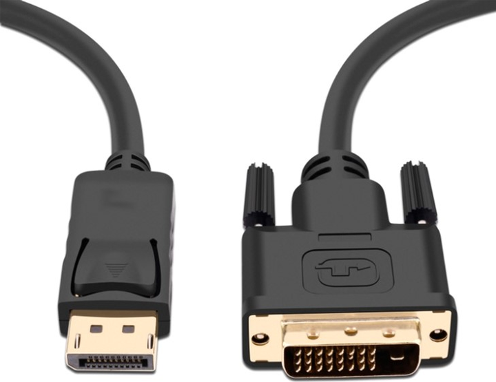 Кабель Prologix DisplayPort-DVI М/м V1.2 3 м (PR-DP-DVI-P-04-30-3m ...
