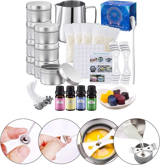 Повний набір приладдя та інструментів для виготовлення свічок Diy Saytotong 9110cw купити