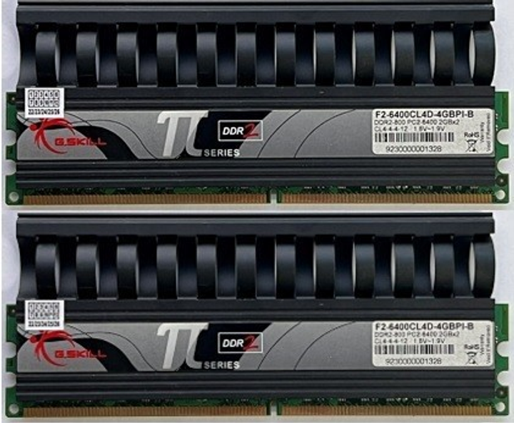 Игровая оперативная память G.Skill Dimm 4Gb (2*2Gb) DDR2 800MHz PC2 ...