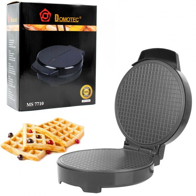 Вафельница для французских вафель трубочек Domotec MS-7710 черная 1000 ...