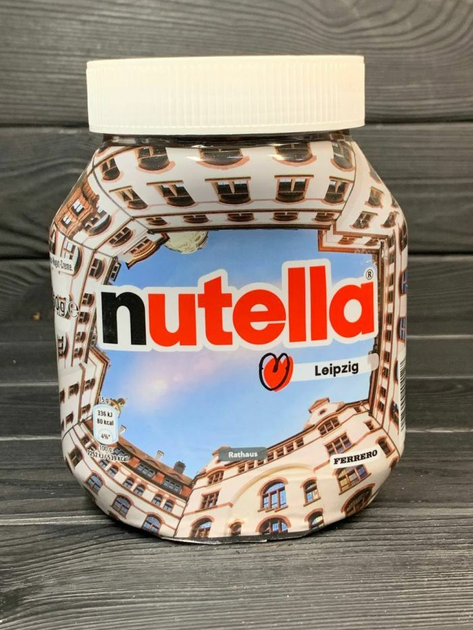 Шоколадная ореховая паста Nutella Leipzig брендированная 750г купить