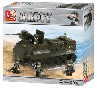 Конструктор Sluban SLUBAN Сухопутные войска Броневик – игрушки с ...
