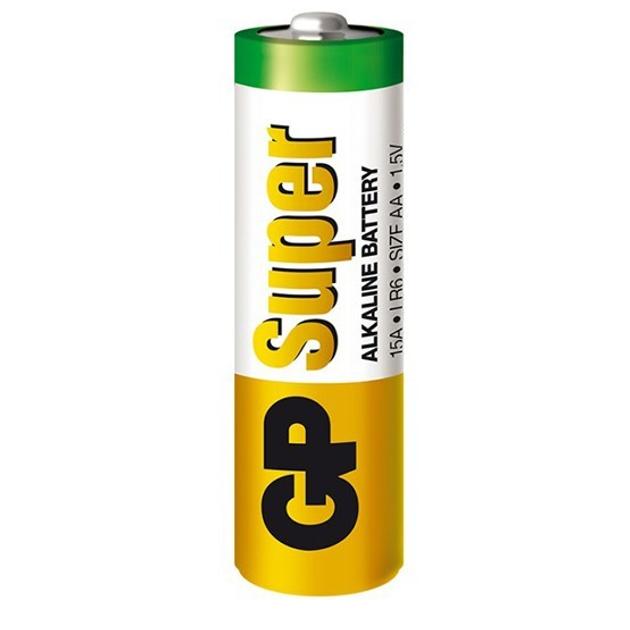 Батарейка пальчик АА GP Super Alkaline LR6 (Алкалінова) – фото, відгуки ...