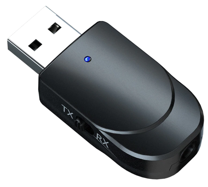 USB ЮСБ Блютуз Bluetooth 5.0 для ноутбука, ПК, телевизора - передатчик ...
