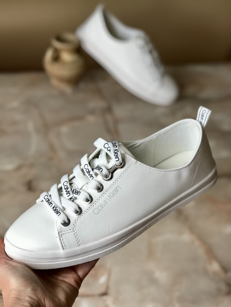 Кеды женские Calvin Klein Maraselle White белые 37.5 (7) 24 см ...