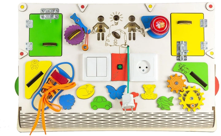 Доска развивающая GoodPlay с наклоном с подсветкой 38х56х9 ...