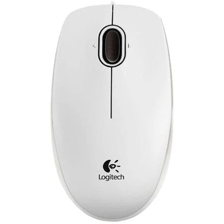 Мышь Logitech B-100 Optical Mouse white (910-003360) – фото, отзывы ...