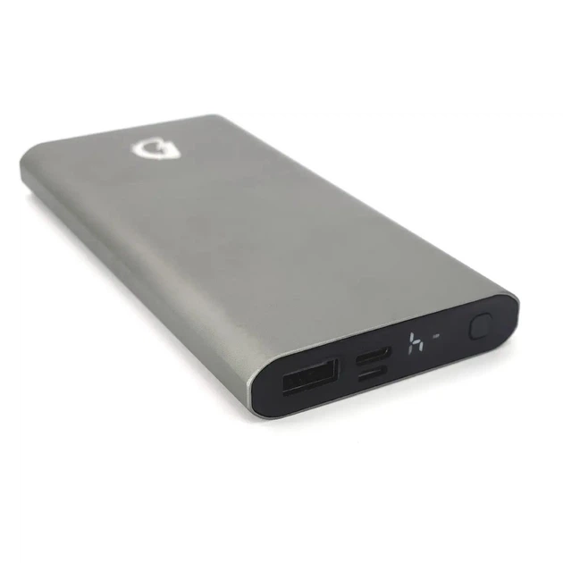 Зовнішній акумулятор Power Bank Denmen DP01 10000mAh Micro USB/Type-C 37W Gray – фото, відгуки ...