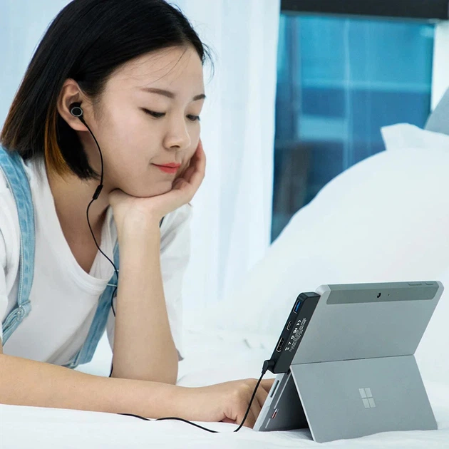 Док-станция Baseus USB Type-C + 3.5 мм Black (CAHUB-FT01) – фото, отзывы, характеристики в ...