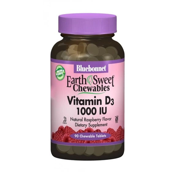 Витамин D Bluebonnet Nutrition Earth Sweet Chewables Vitamin D3 1000IU ...