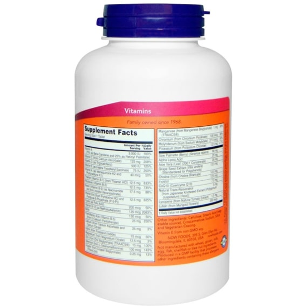 Витаминно-минеральный комплекс NOW Foods ADAM, Superior Men's Multi 90 ...