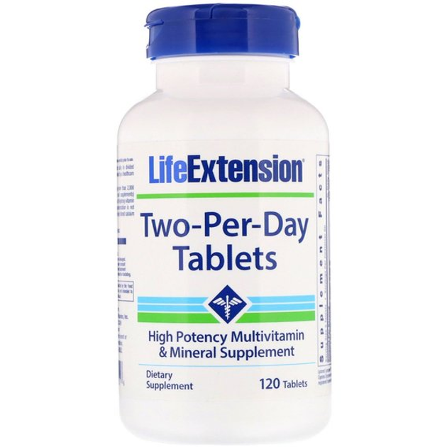 Витаминно-минеральный комплекс Life Extension Two-Per-Day 120 Tabs ...
