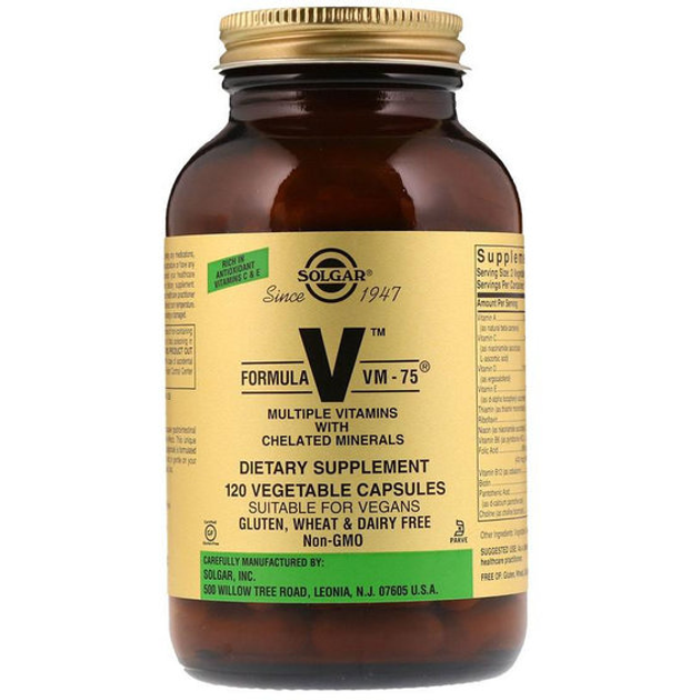 Витаминно-минеральный комплекс Solgar Formula V VM-75 Multiple Vitamins ...