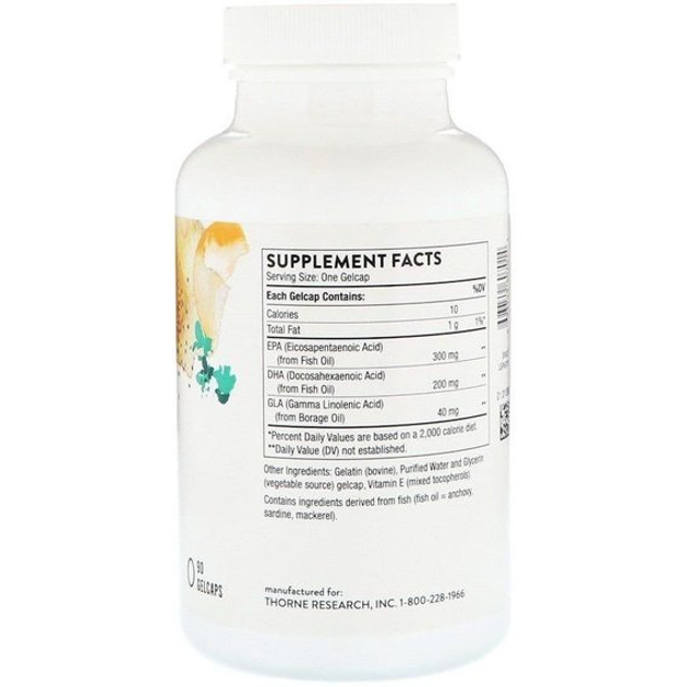 Омега 3-6-9 Thorne Research Omega Plus 90 Gel Caps – фото, отзывы ...