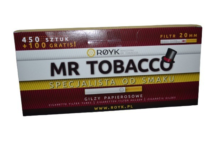 Гильзы для набивки сигарет MR TOBACCO 550 шт – фото, отзывы ...