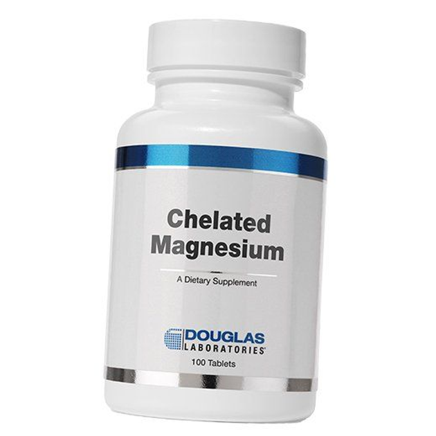 Магний Хелат, Chelated Magnesium, Douglas Laboratories 100таб (36414001 ...
