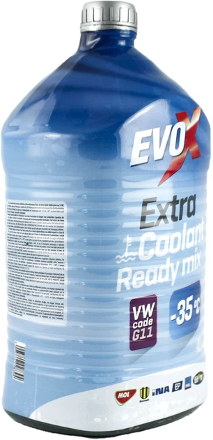 Жидкость охлаждающая синяя готовая MOL Evox Extra G48 Ready -35°C 4 л (19010043) (268018) – фото ...