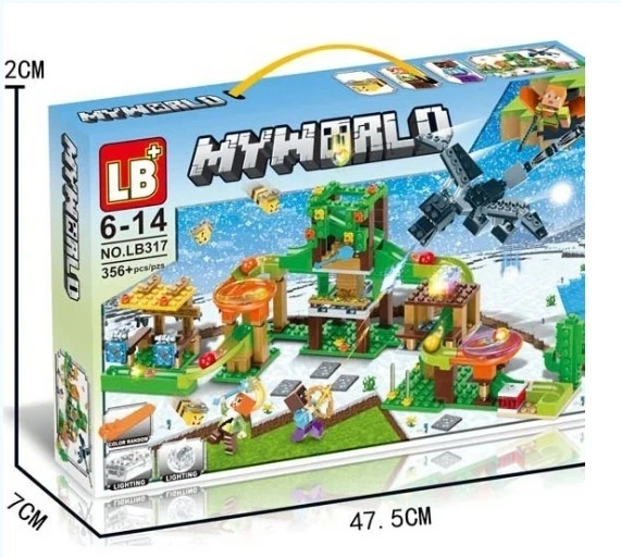 Конструктор MyWorld LB 317 нападение дракона 356 деталей – фото, отзывы, характеристики в ...