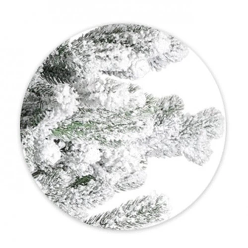 Ялинка лита засніжена Flora на високій ніжці 180 см 11808 Mr59995 фото відгуки