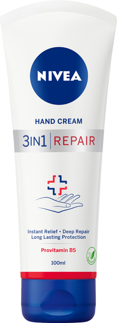 Крем для рук NIVEA 3 в 1 SOS Відновлення 100 мл (42390060/4006000029825 ...
