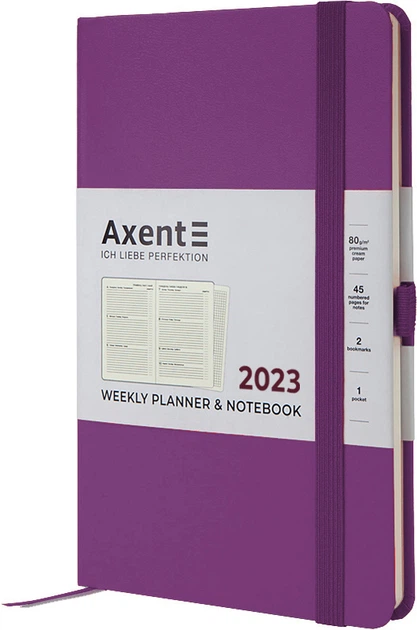 Щотижневик 2023 Axent Partner Strong 125x195 мм пурпурний (8505-23-17-A) – фото, відгуки ...