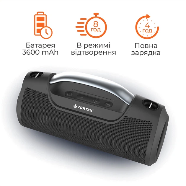 Акустическая система Vortex VO2400 40W IPX6 Black – фото, отзывы ...