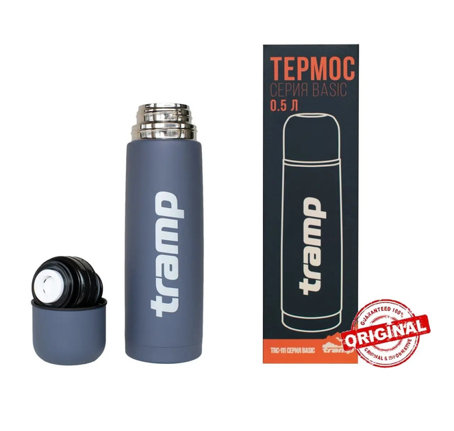 Термос Трамп 0.5л | Термос Tramp TRC-111-grey – низкие цены, кредит ...