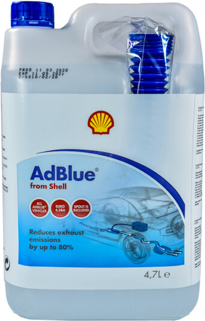 Нейтрализатор выхлопных газов Shell AdBlue 4.7 л (ТОВ-У505336) – фото ...