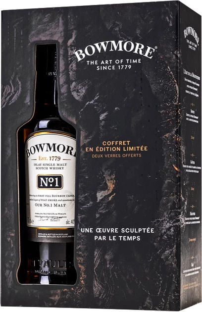 Віскі Bowmore №1 з двома склянками 0.7 л 40% (3068680173022) – фото ...