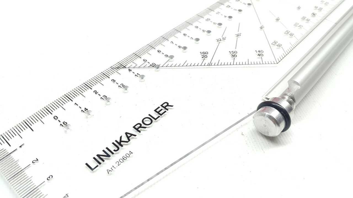 Професійна роликова лінійка (Рейсшина) 35см, Leniar – фото, відгуки ...