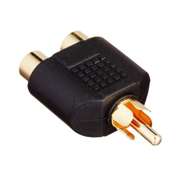 Переходник аудио сплиттер SUNROZ RCA Male - 2 x RCA Female (папа-мама ...