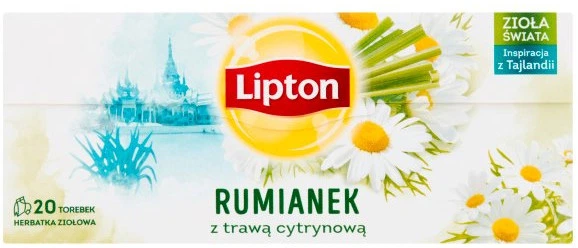 Чай зеленый Lipton Lemongrass Camomile 20 пакетиков (8717163856789) – ROZETKA – купить в Киеве с ...
