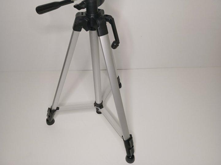 Высокий штатив (тренога) Tripod 330A для телефона и камеры 134см ...