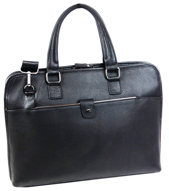 Кожаный мужской портфель-сумка Giorgio Ferretti 2018856HJ001 Черная ...
