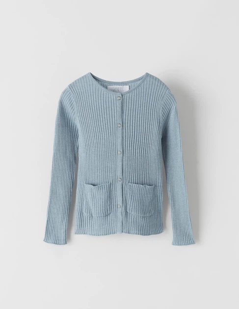 Кофта Zara ДД008001 (6458/708/412) колір блакитний 140 – Брендовая одежда | ROZETKA