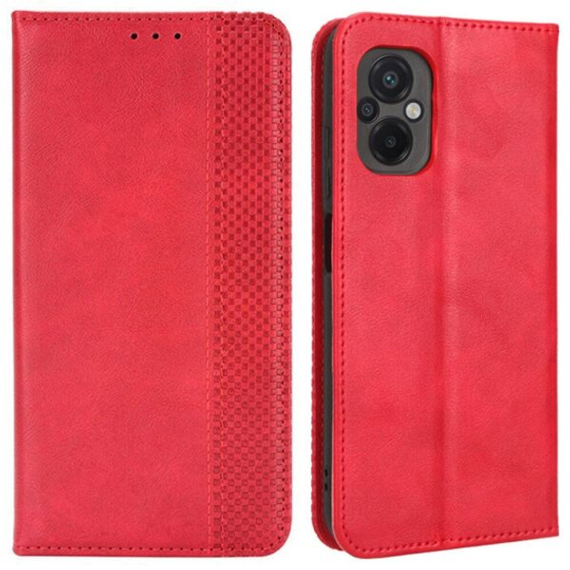 Чехол Deexe Retro Style для Xiaomi Poco M5 - Red – фото, отзывы ...