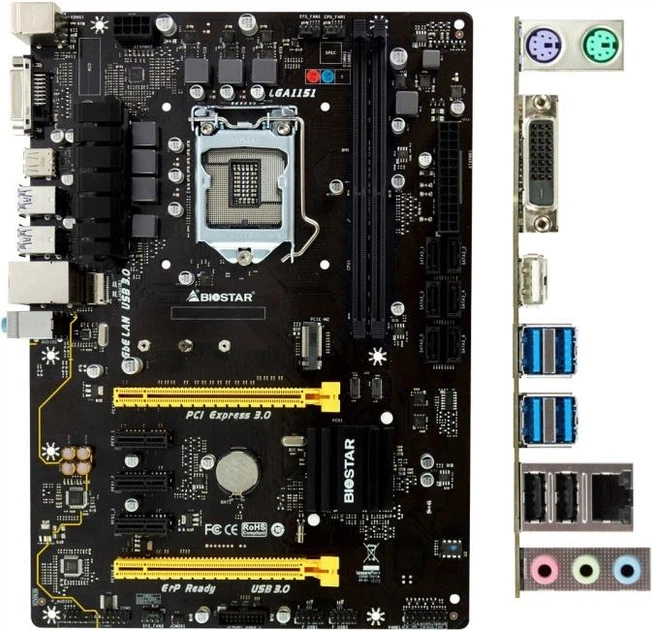 Материнская плата Biostar TB150 Pro ver. 6.1 (s1151, Intel B150, 1xPCIe ...