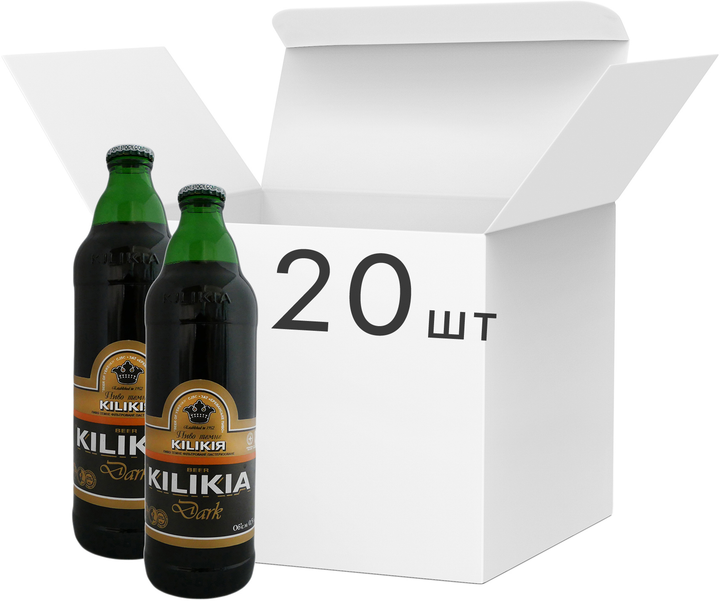Упаковка пива Kilikia темне фільтроване 4.4% 0.5 л x 20 шт ...
