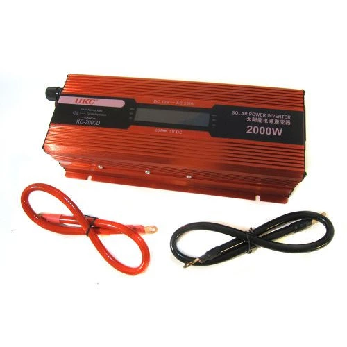 Преобразователь UKC авто инвертор 12V-220V 2000W LCD KC-2000D – фото, отзывы, характеристики в ...
