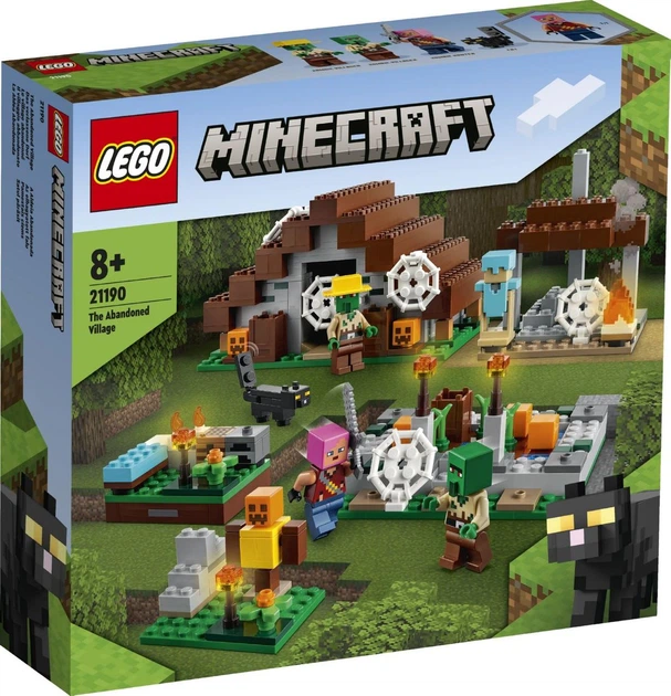Lego Minecraft Заброшенная деревня 21190 – игрушки с доставкой от ROZETKA