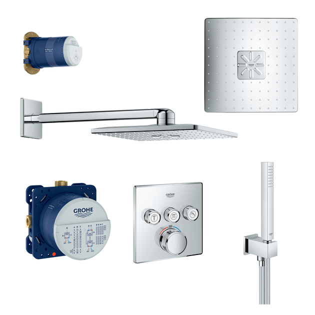 Душевая система скрытый монтаж с термостатом GROHE Grohtherm ...
