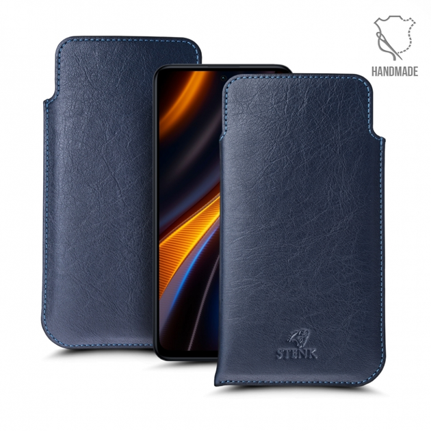 Футляр Stenk Elegance для Xiaomi Poco X4 GT Синий (72392) – фото ...