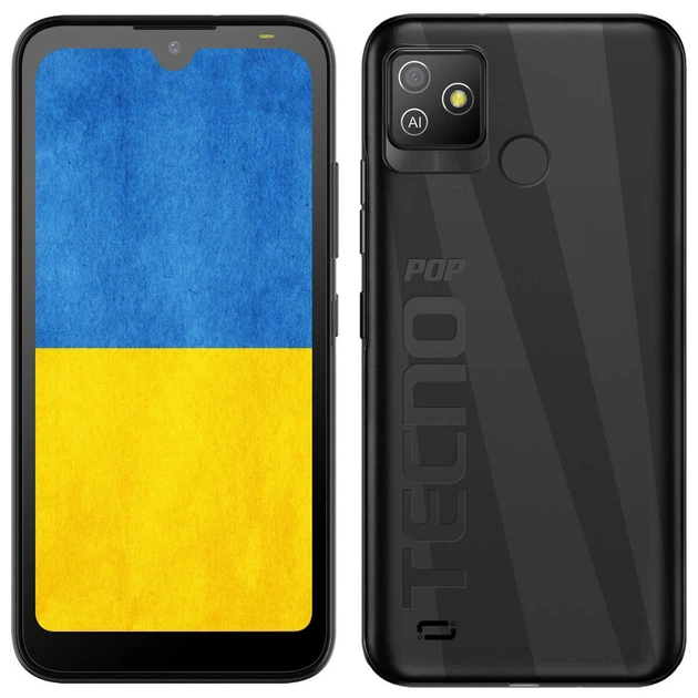 Смартфон Tecno Pop 5 Go (BD1) 1/16GB Dual Sim Aether Black ...
